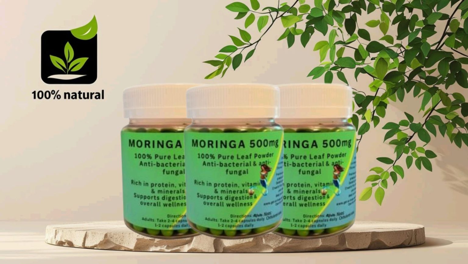 Moringa 90 Capsules Superfood